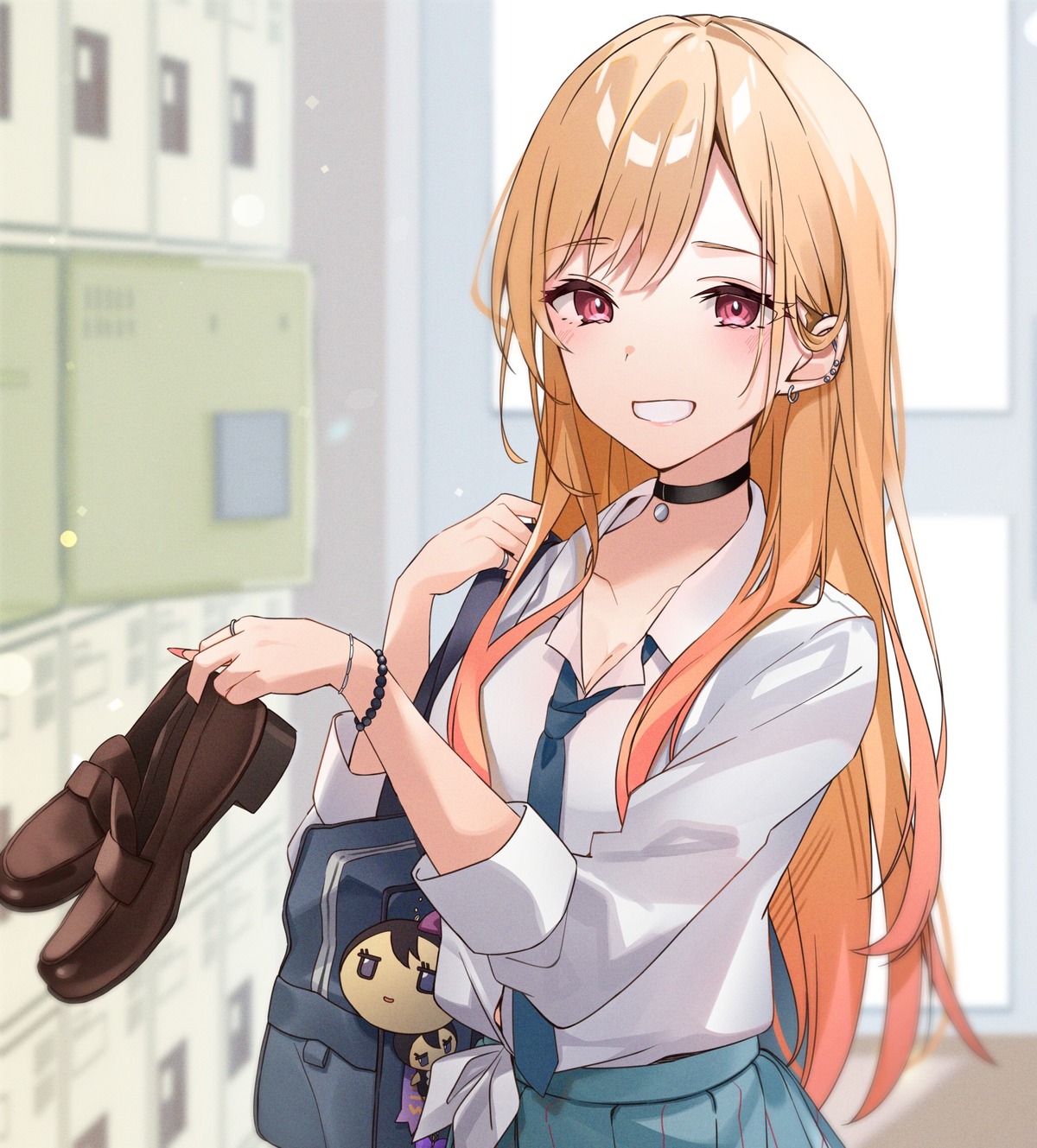 hikari yui sono bisque doll wa koi wo suru kitagawa marin cleavage seifuku | #922736 | yande.re